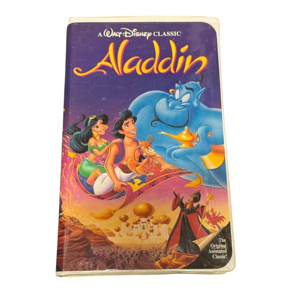 Cameras, Photo & Video | Aladdin Vhs 1993 Disney Clamshell | Poshmark